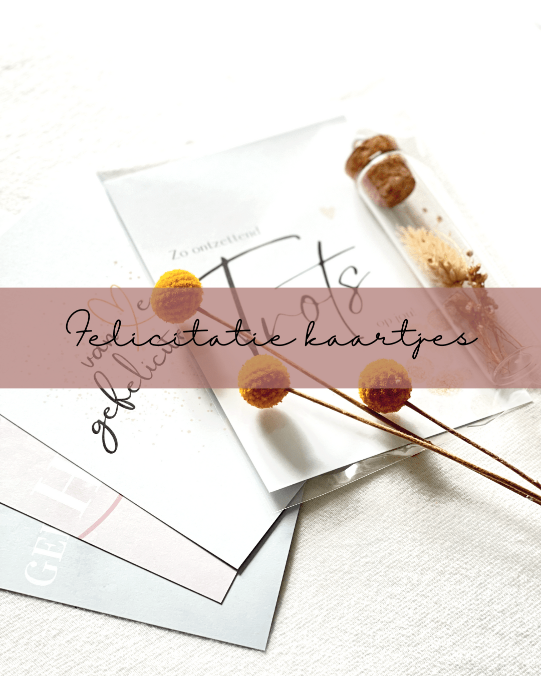 Felicitatie kaartjes - Living with oils